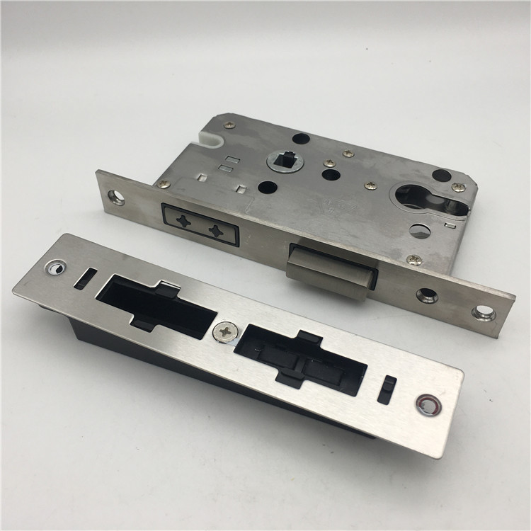 Chrome Zinc Alloy Indoor Room Door Lock Bedroom Home Universal Internal ...