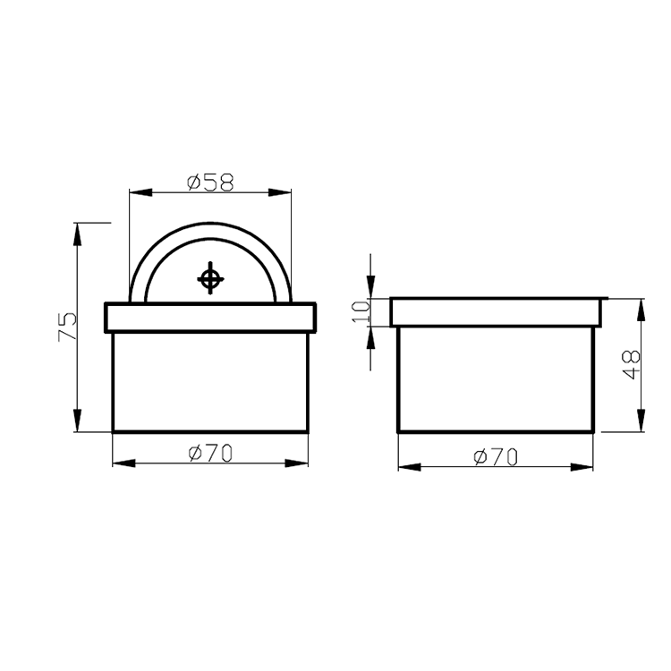 Stain Nickel Stainless Steel and plastic concealed Magnetic Door ...