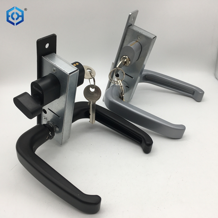 Mexico Aluminum Door Lock Set with Handle Cylinder - Buy lock hardware ...