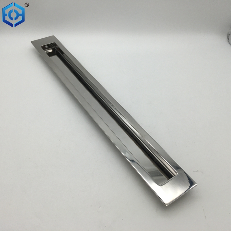 SS Slim Concealed Sliding Door Handle And Concealed Door Pull Handle ...