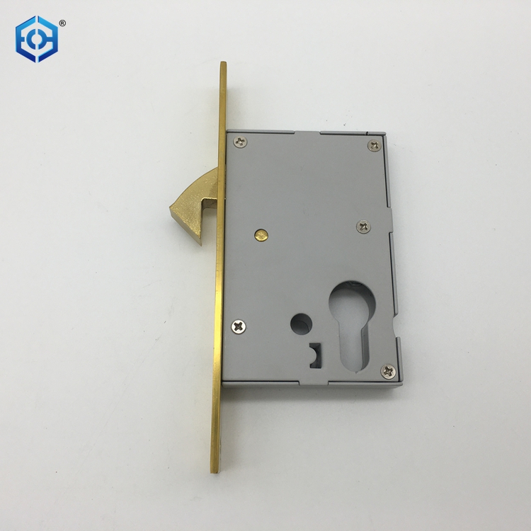 Golden Stainless Steel Mortise Hook Lock Suitable for Sliding Door Use ...