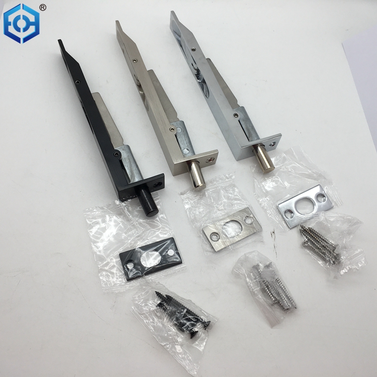 Zinc Alloy Door Bolt Security Door Guard Lever Action Flush Latch Slide ...