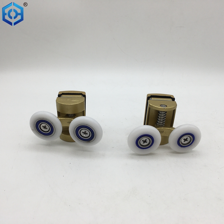 26mm Bathroom Sliding Door Wheels Pulleys Round Shower Room Rolling ...