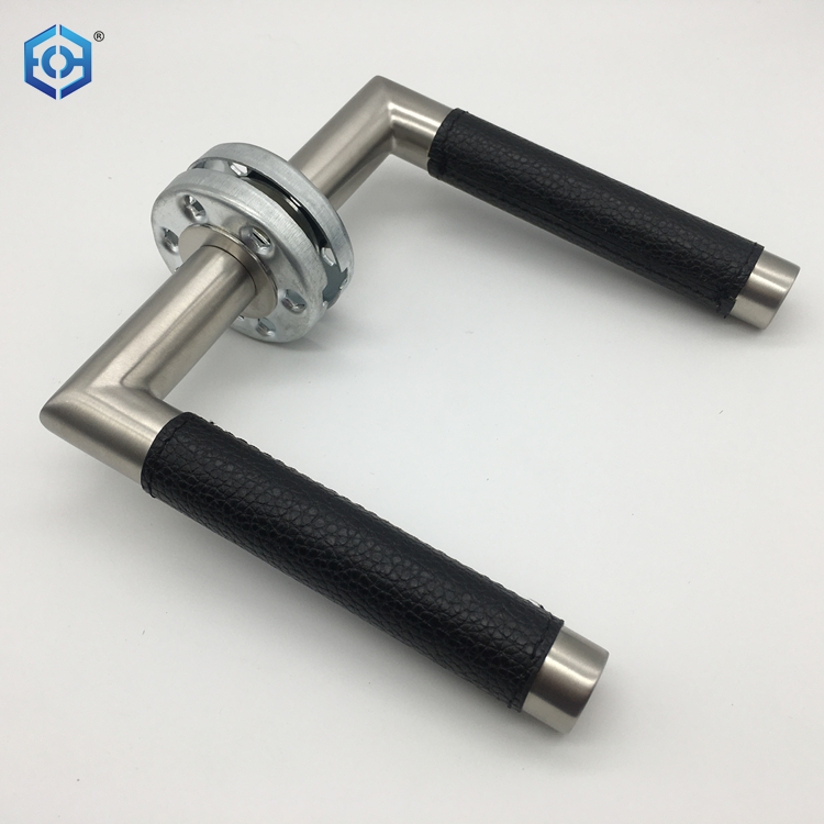 American Style Modern Luxury Stainless Steel Black Leather Interior ...