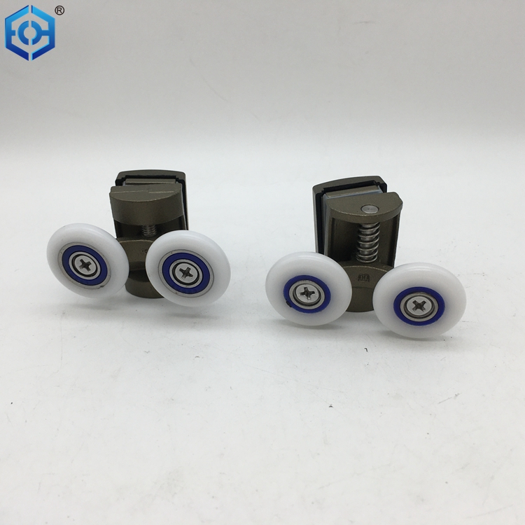 26mm Bathroom Sliding Door Wheels Pulleys Round Shower Room Rolling ...