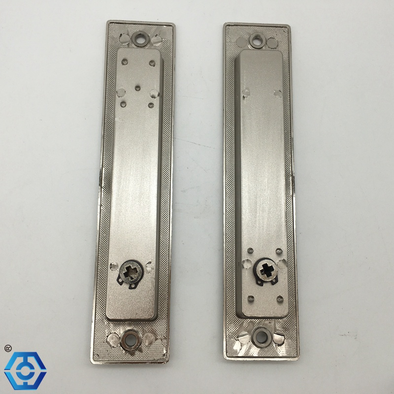 Brushed Silver Privacy Pocket Sliding Door Lock Invisible Recessed ...