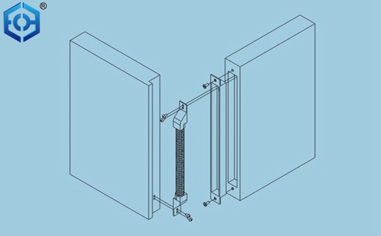 Stainless Steel Or Steel Concealed Door Loop Chrome Finish - Buy door ...