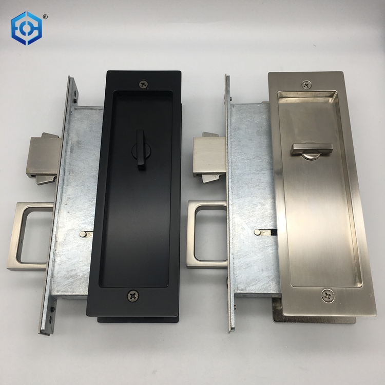 Zinc Alloy Modern Rectangular Mortise Dummy Pocket Door Lock - Buy ...