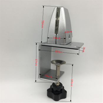 Office Workstation Aluminum Alloy Glass Panel Clamp Railing Glass Shelf ...