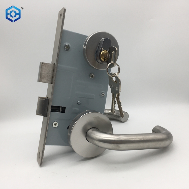 Competitive Lockset SUS201 Stainless Steel Fire Proof Door Lock - Buy ...