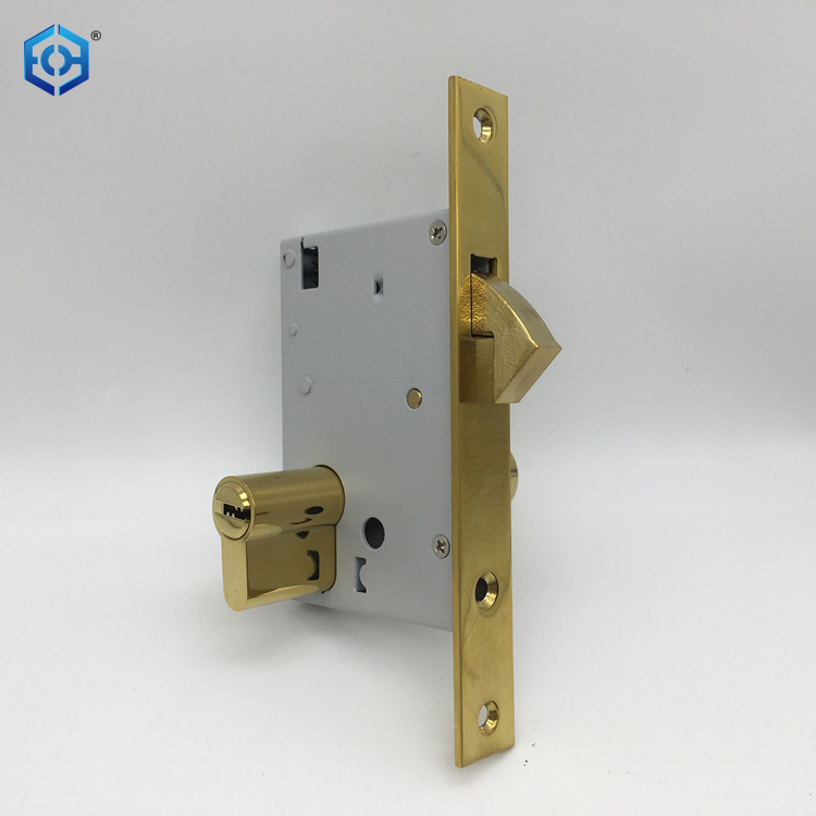 Golden Stainless Steel Mortise Hook Lock Suitable for Sliding Door Use ...