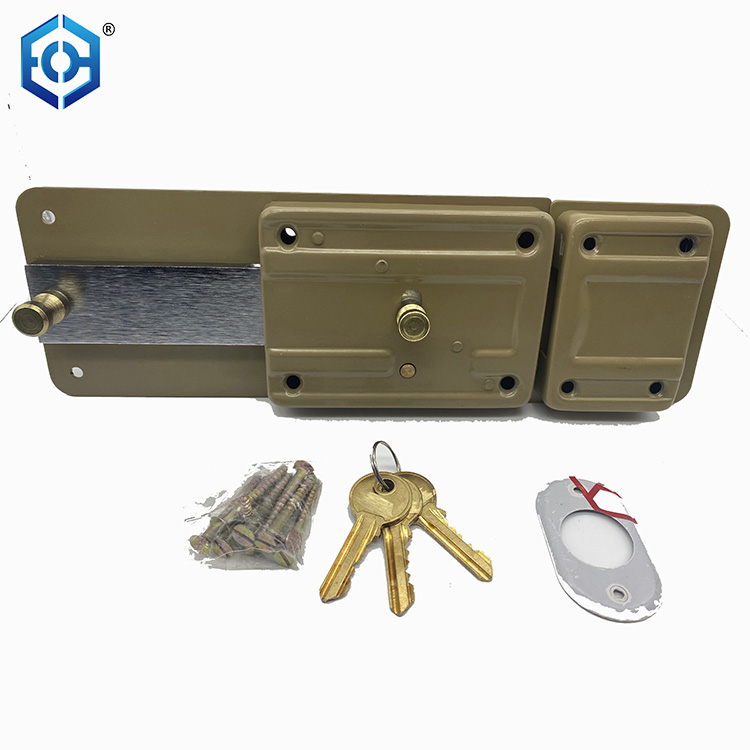 High Security External Gate Rim Locks For Interior Doors - Buy rim lock ...