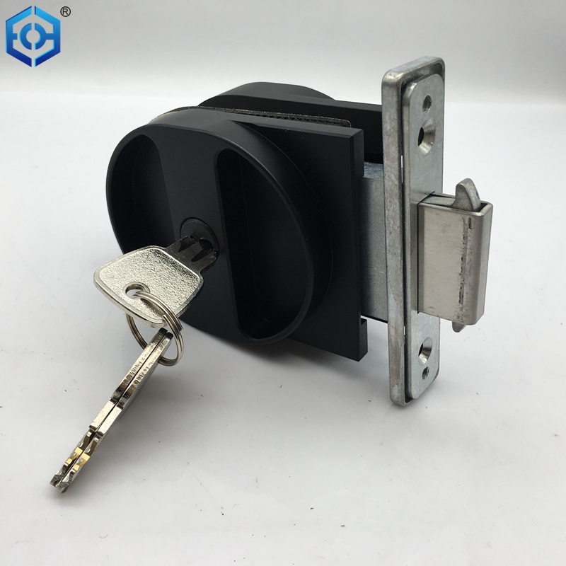 OEM/ODM China Matt Black Slim Frame Sliding Glass Door Lock With Key ...