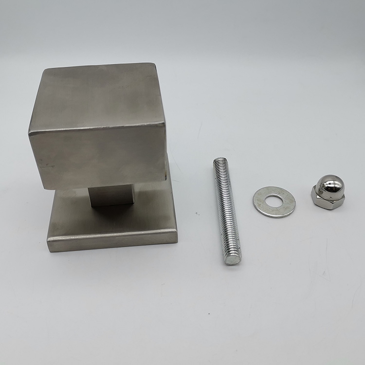 SSS Stainless Steel Square Door Handle Knob - Buy door knob, square ...