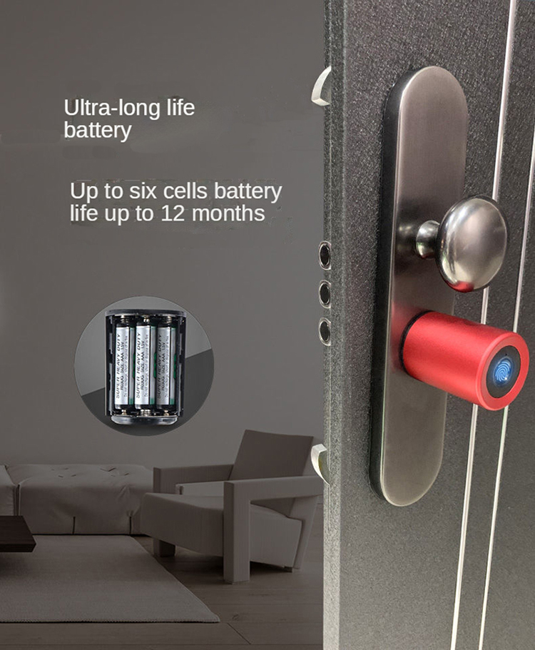 Smart Lock Cylinder Intelligent Practical Anti-theft Securtiy Door Lock ...