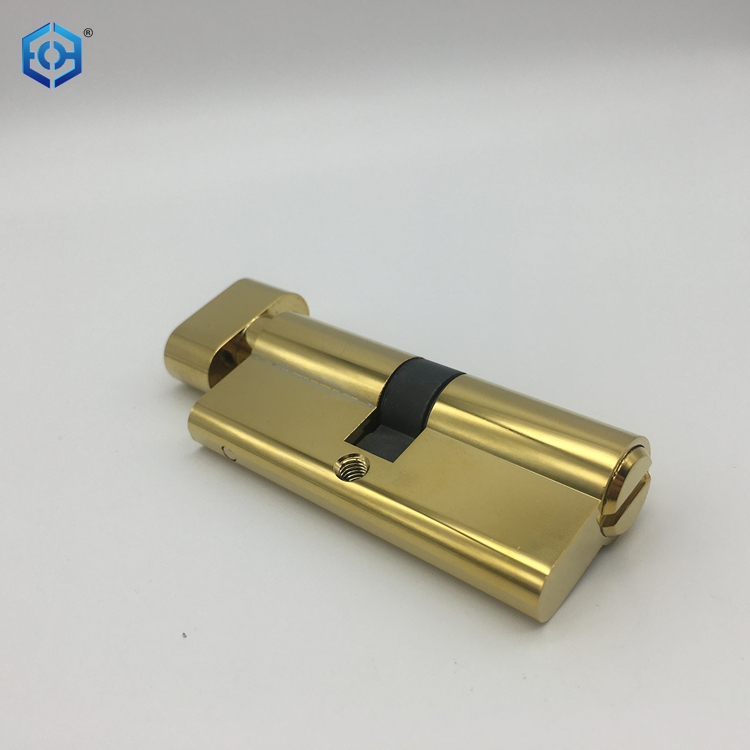 PVD Brass Single Cylinder Thumb Turn Euro Deadbolt Lock - Buy ignition ...