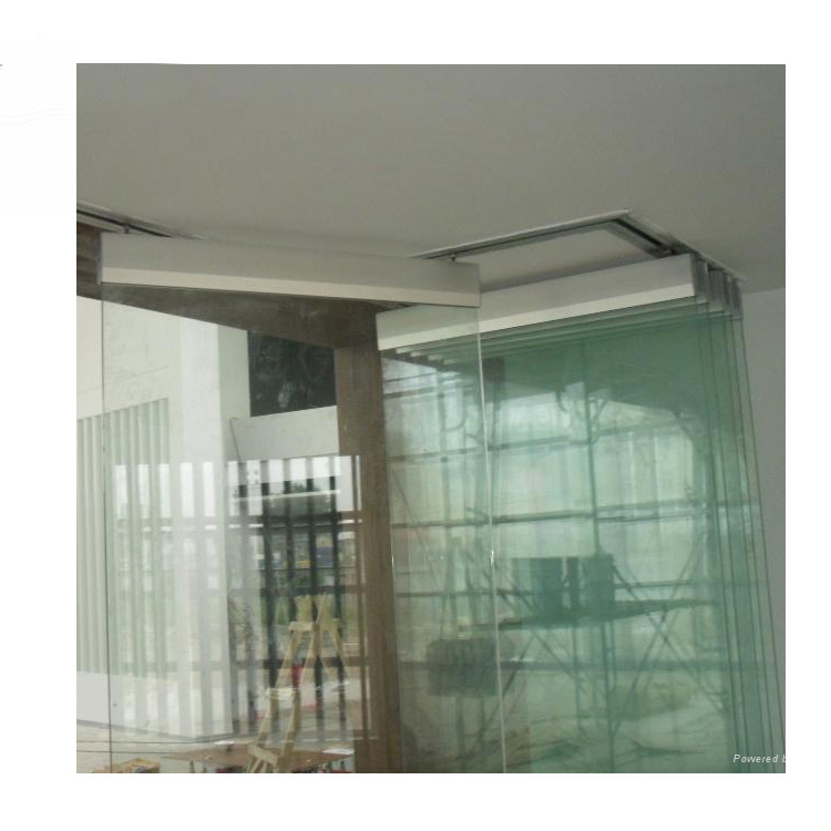 Frameless Tempered Glass Transparent Bi Folding Door - Buy bifold ...