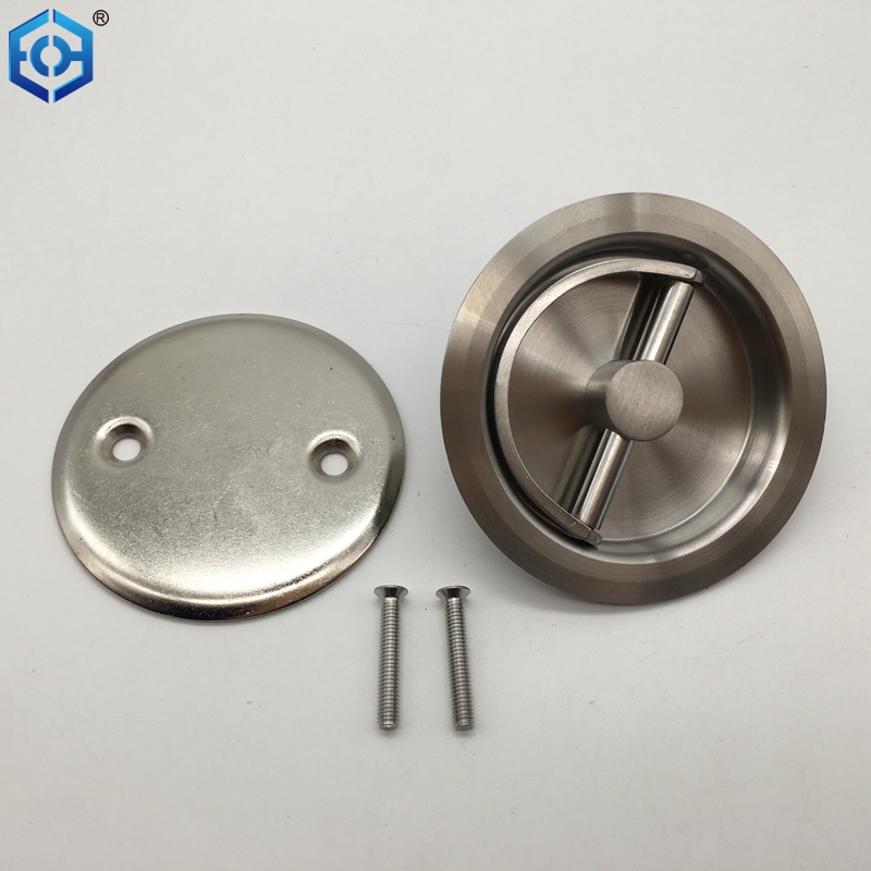 Stainless Steel Invisible Door Knob Lock Double Sided Doorlock Latch ...