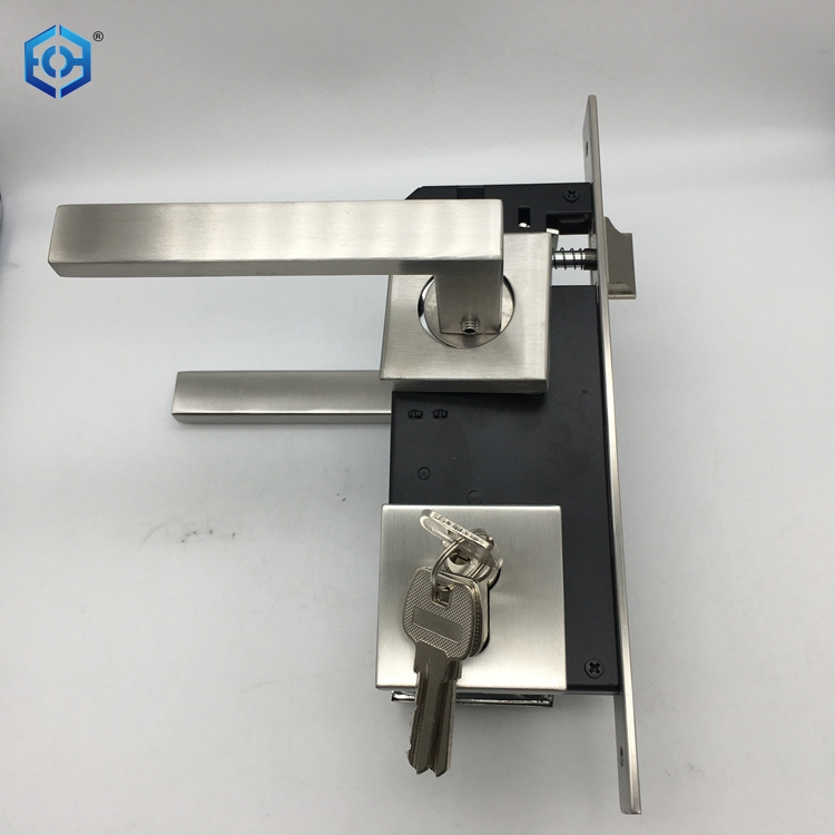 Heavy Duty Door Lock Double Sided Stainless Steel Handle Lock Mortise ...
