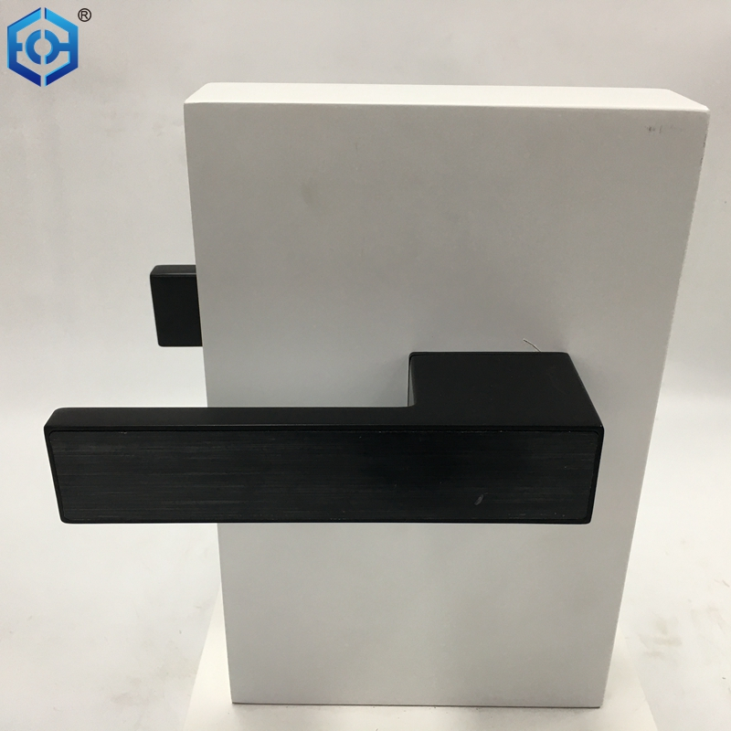 Fancy Ecological door lock Matt Black lever face Interior Magnetic door ...