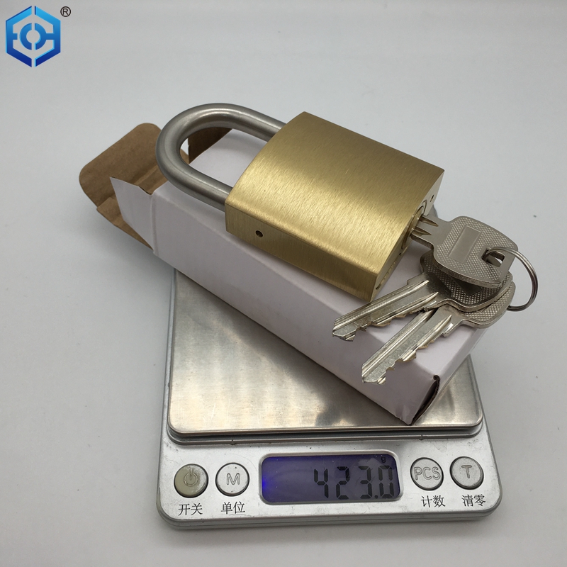 Solid Brass Interchangeable Core Padlock with Key with Wide Lock Body ...