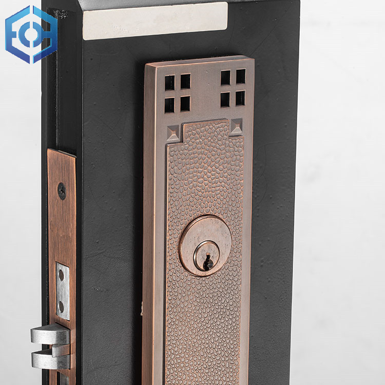 Dim Antique Copper zinc alloy entry door lock luxury designed style ...