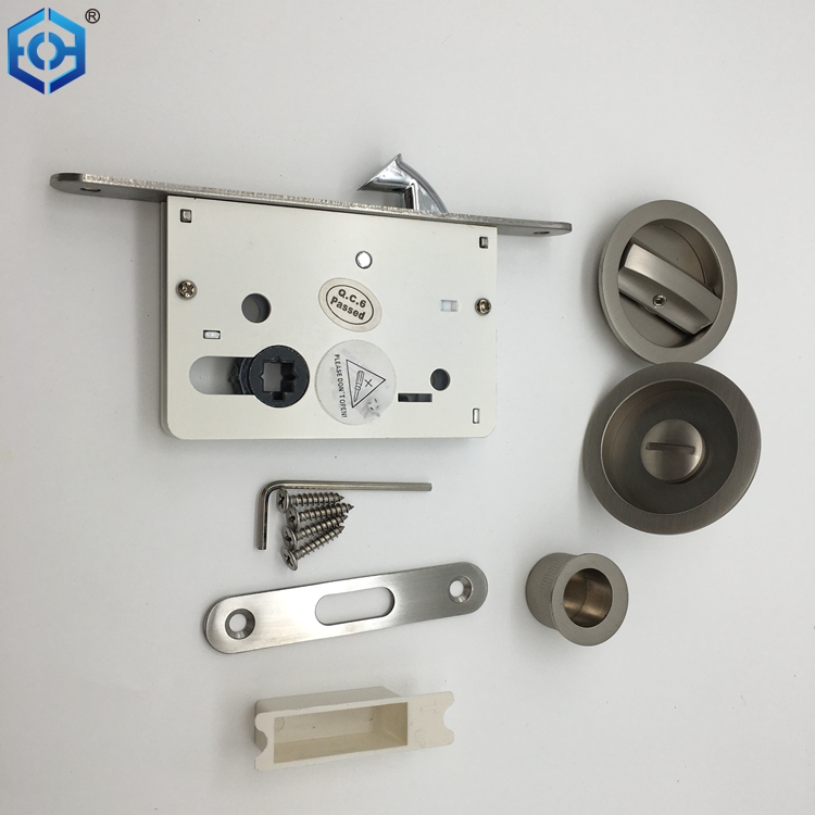 Mortise Lock Sliding Door Lock with Compass Bathroom WC For Sliding ...