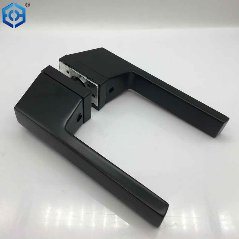 Latest Design Interior Brushed Nickel Black Bathroom Door Locks Handles ...