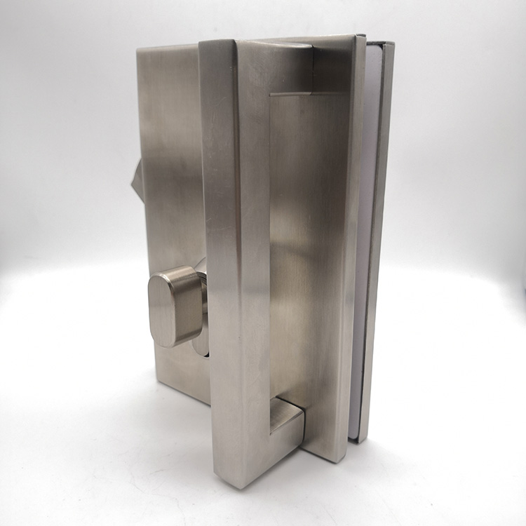 Everstrong Stainless Steel Frameless Single Glass Sliding Door Lock ...