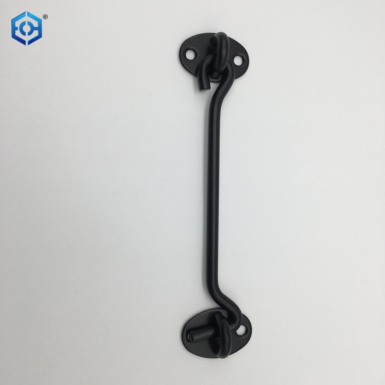 Black 6 Inch Wind Brace Cabinet Hook Stainless Steel Cabinet Door ...