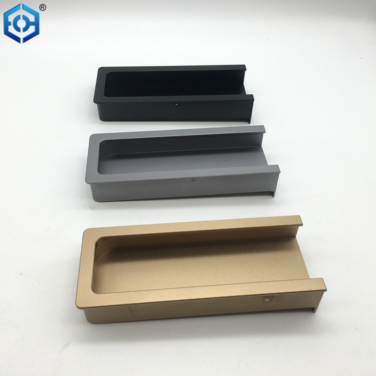 Modern Solid Invisible Drawer Pulls Concealed Embedded Concealed Pull ...