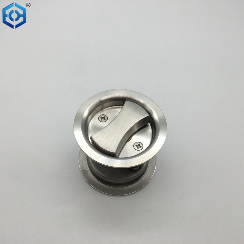 Silver Round Privacy Sliding Pocket Door Lock with Color Coded ...