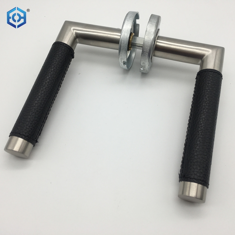 American Style Modern Luxury Stainless Steel Black Leather Interior ...