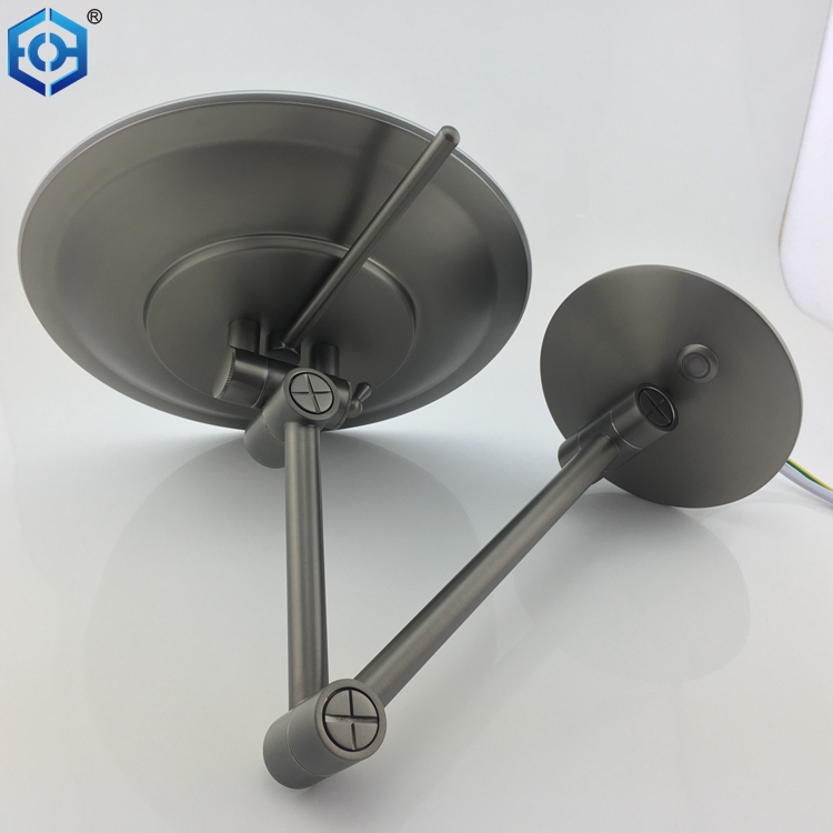 Bathroom Wall Mounted Foldable Vanity Mirror With Lights - Buy foldable ...