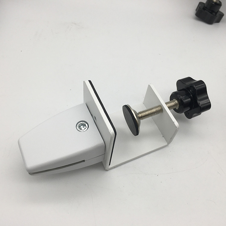 Office Workstation Aluminum Alloy Glass Panel Clamp Railing Glass Shelf ...