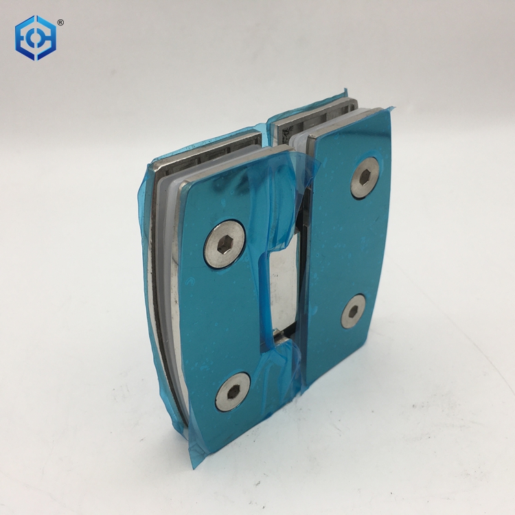 Chrome Stainless Steel 180 Degree Glass-to-glass Arc Hinge - Buy door ...