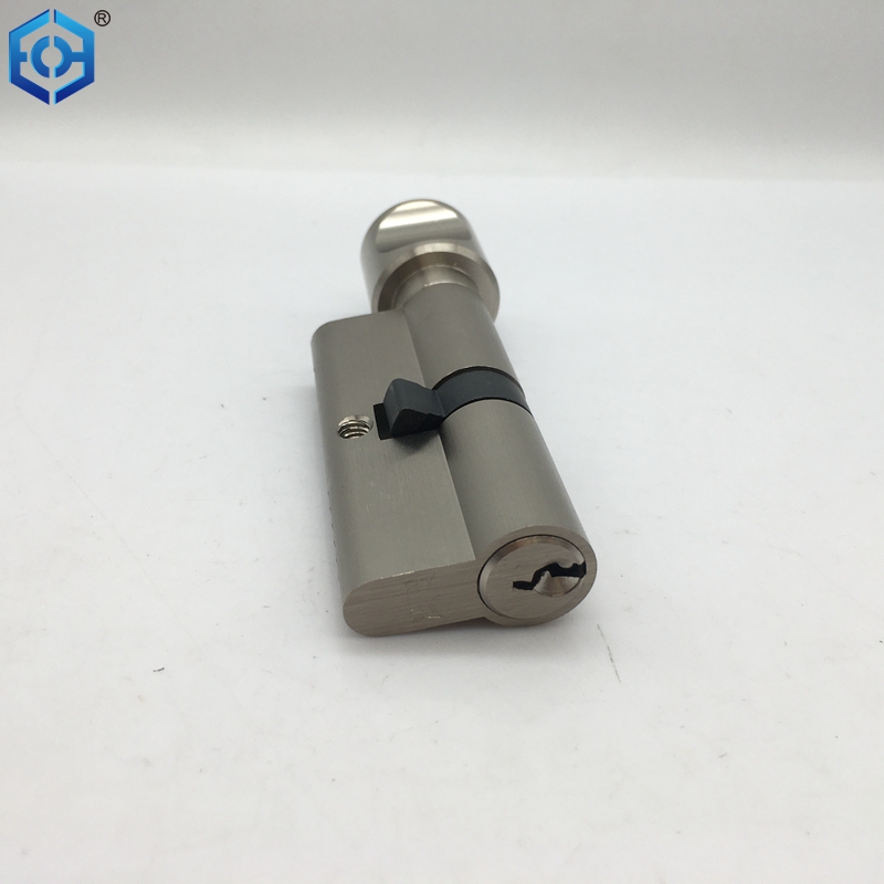 Satin Nickel Brass Euro Cylinder Locks Thumbturn Cylinder - Buy b&q ...