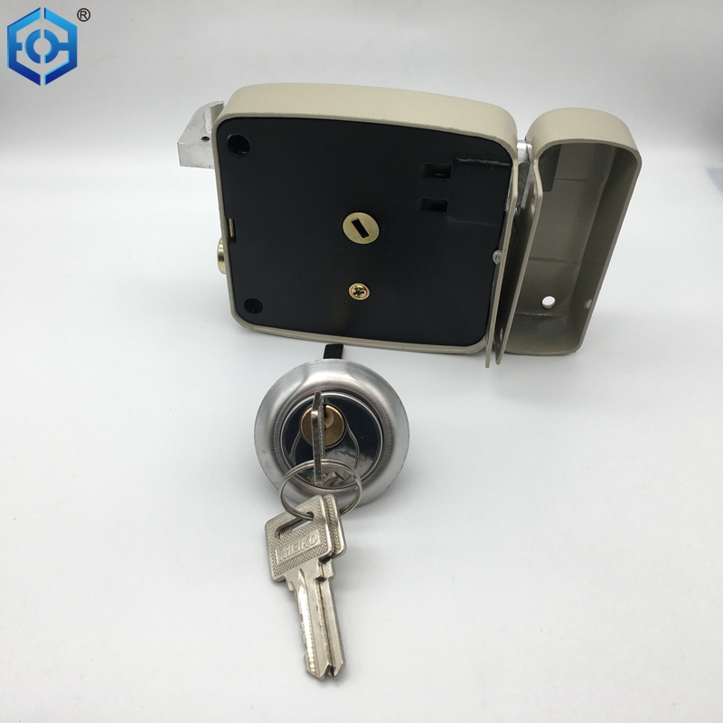 High Security Deadbolt Double Cylinder Rim Lock - Buy rim door knobs ...